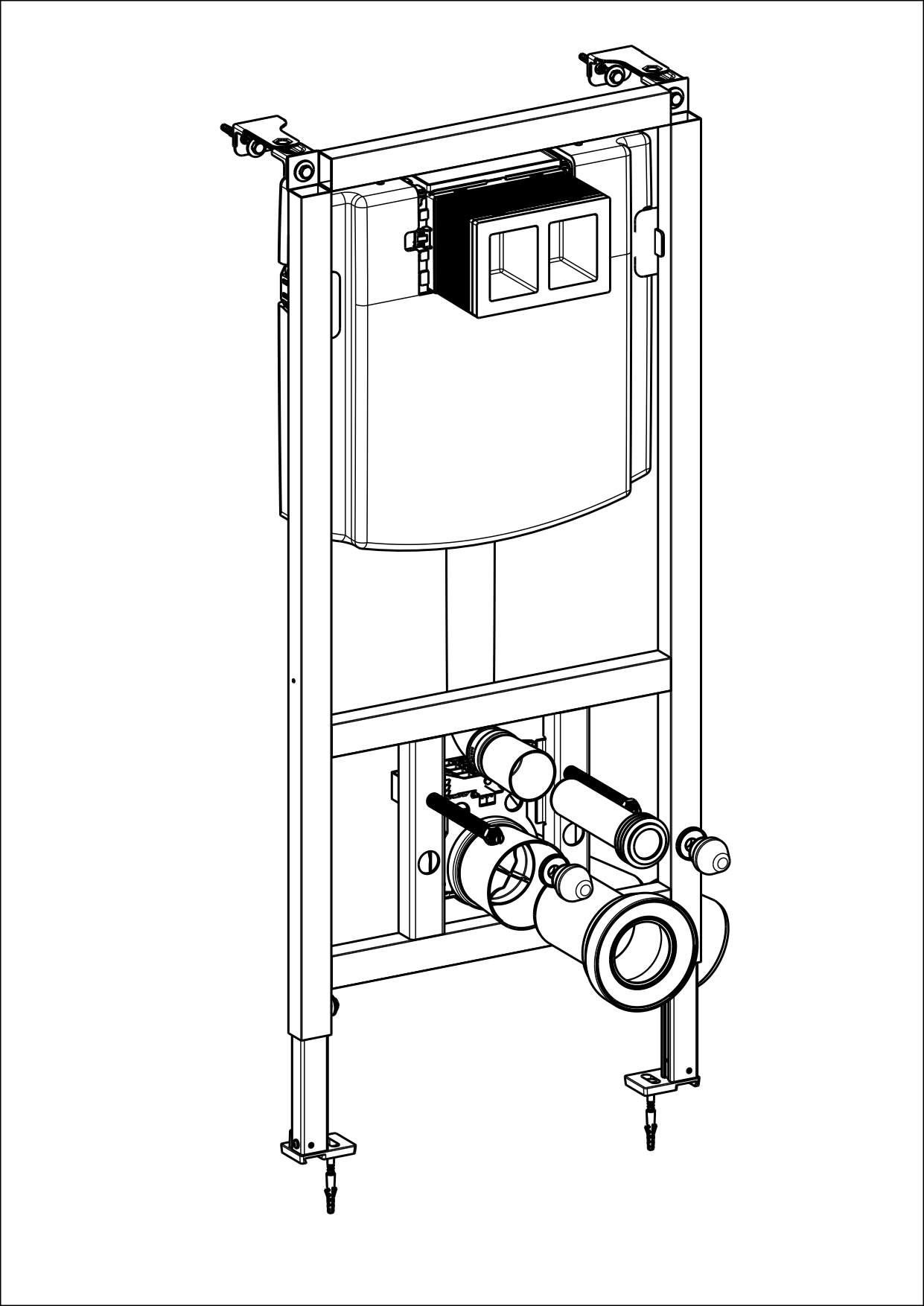 Инсталляция для унитаза Villeroy&Boch ViConnect 92246100 в интернет ...